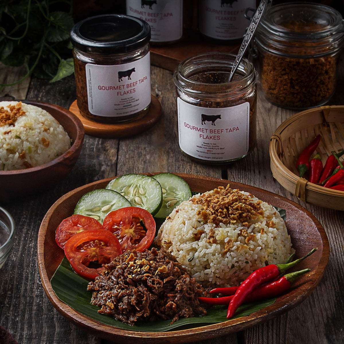 Gourmet Beef Tapa Flakes - Spicy (330g)– MKKS Food Industry